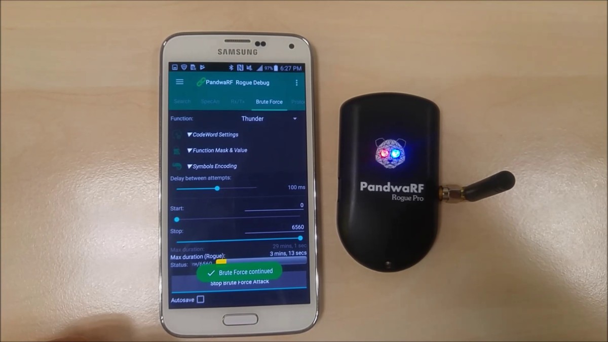 New Feature: Autonomous Brute Force - PandwaRF
