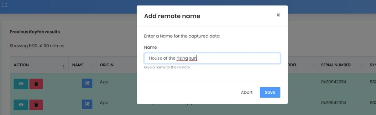 Personalize your Kaiju remote name - PandwaRF